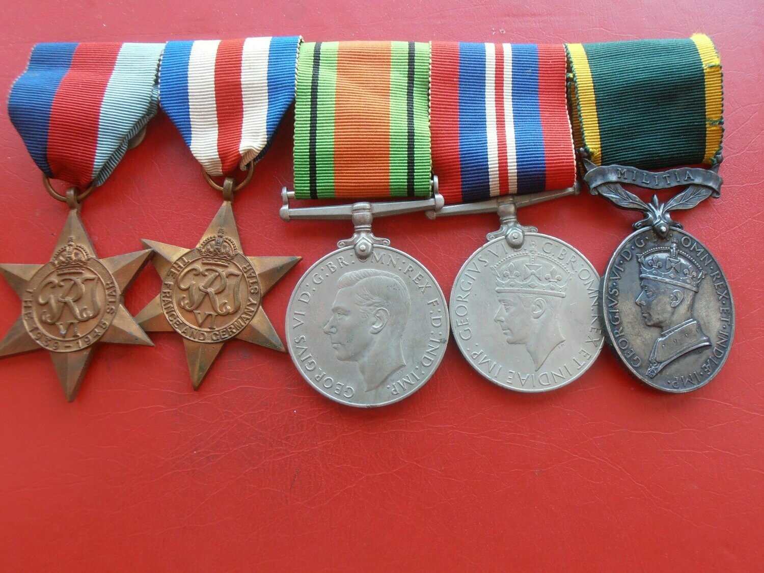 Group of Five Medals