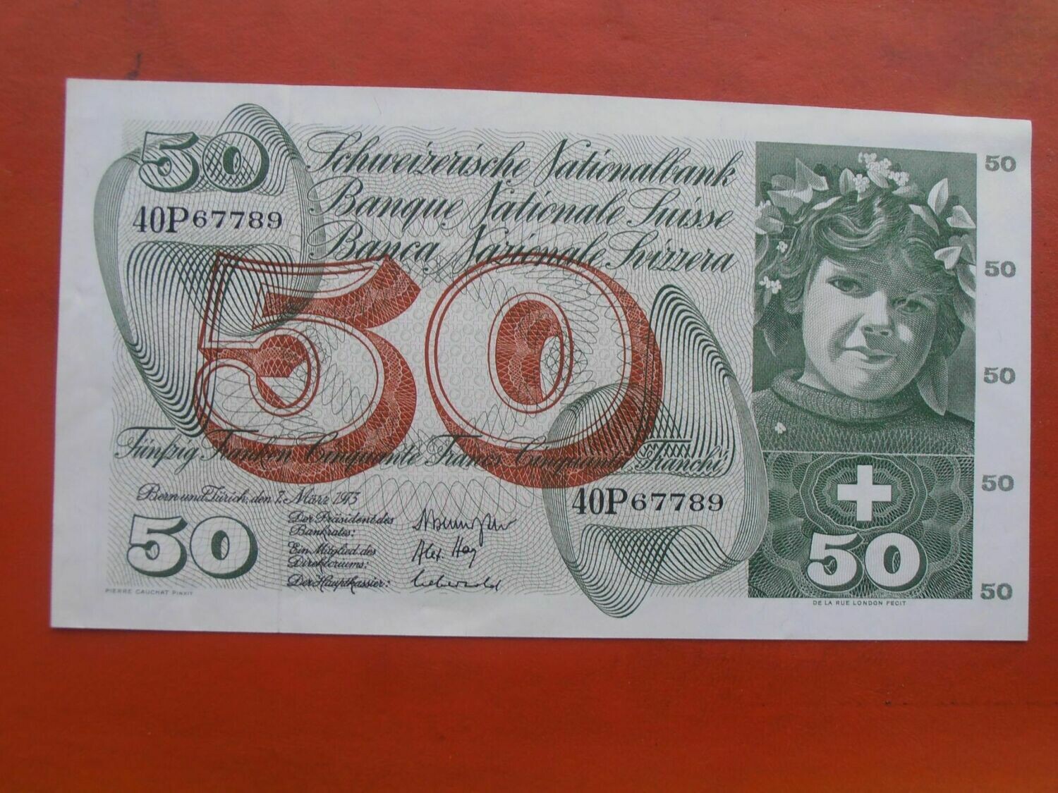 Switzerland 50 Franken - 1973