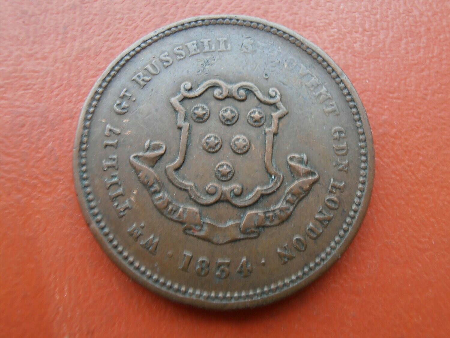 William Till Coin Dealer Token