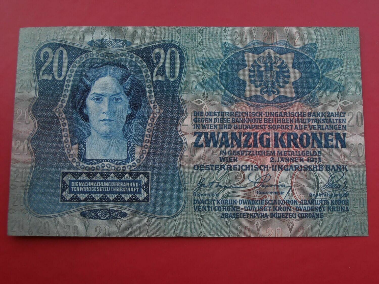Austria 20 Kronen - 1913
