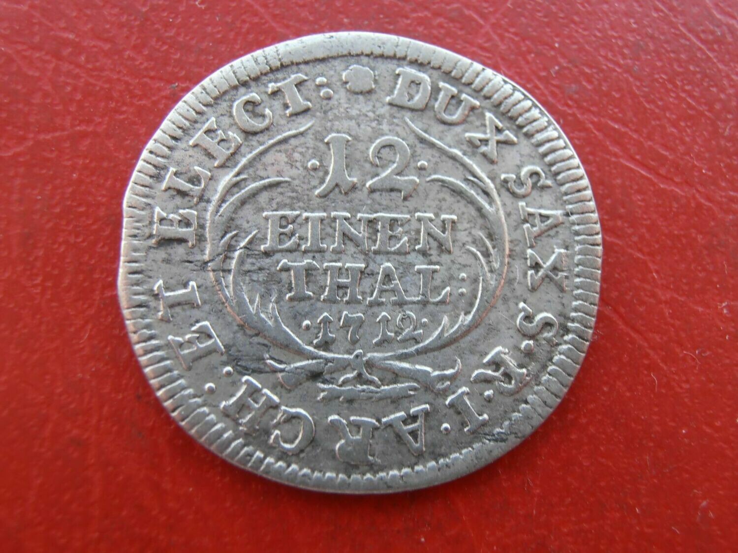 Saxony 1/12 Thaler - 1712