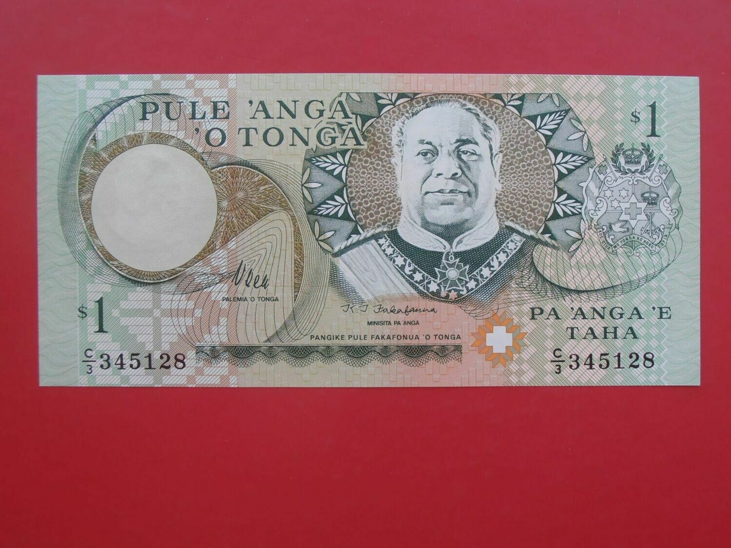 Tonga 1 Pa'Anga - 1995