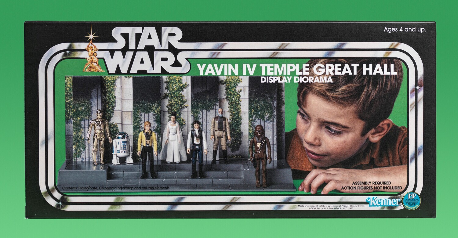 YAVIN IV TEMPLE GREAT HALL DISPLAY DIORAMA