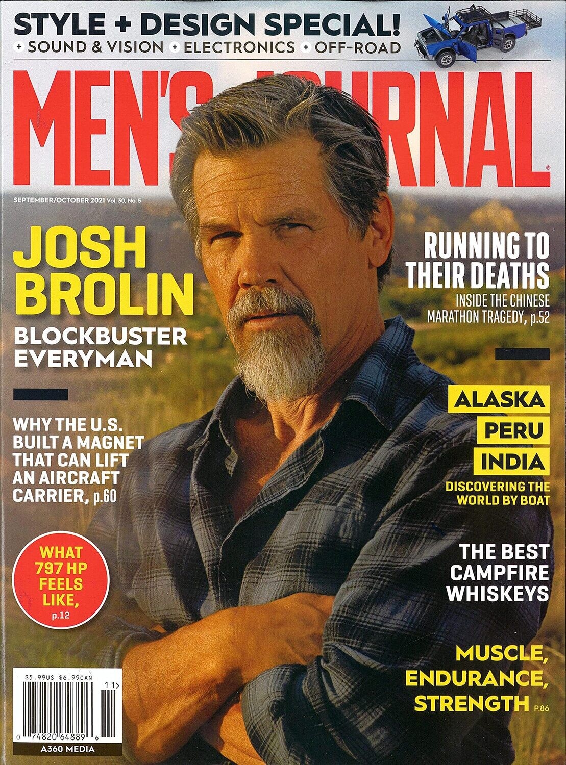 magazines to jails -Men's Journal Magazine #10 -Josh Brolin | Store ...