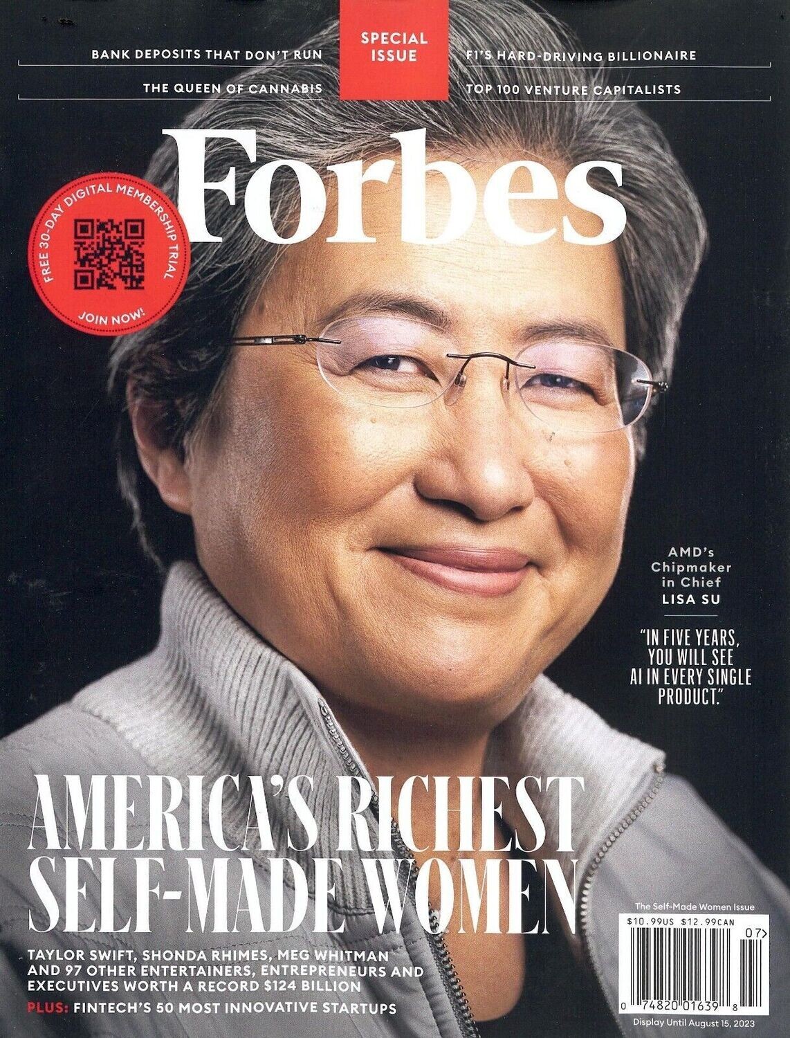 Inmate Magazines | Lisa Su: Forbes Magazine July 2023 | Store - Inmate ...