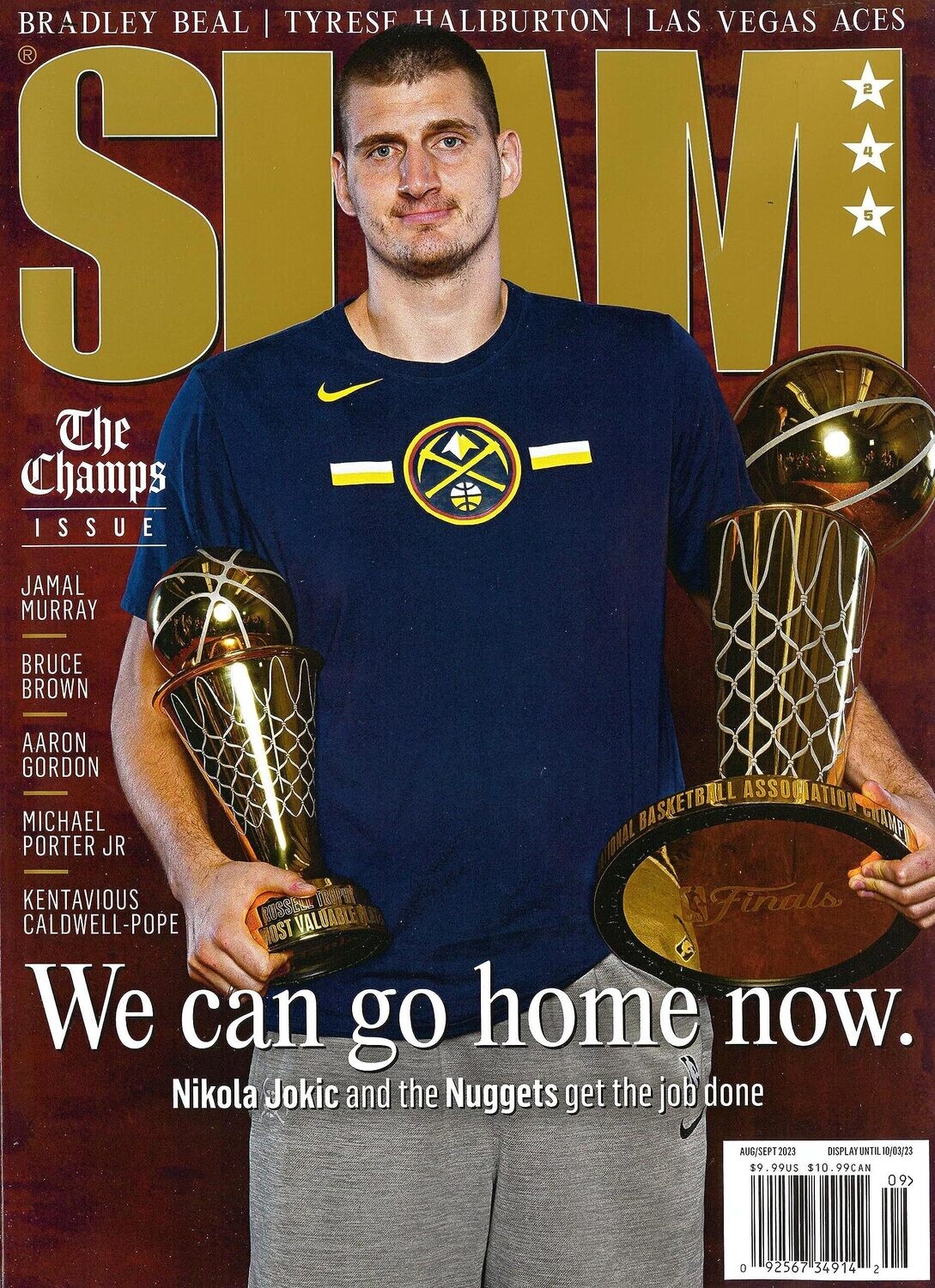 Inmate books & magazines | SLAM 245: Nikola Jokic Championship Cover ...