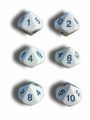 1-10 Numbered Dice | Summerbook