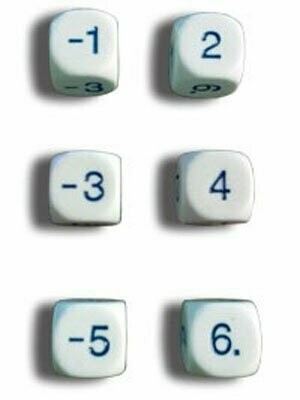 Negative Odd Numbered Dice | Summerbook