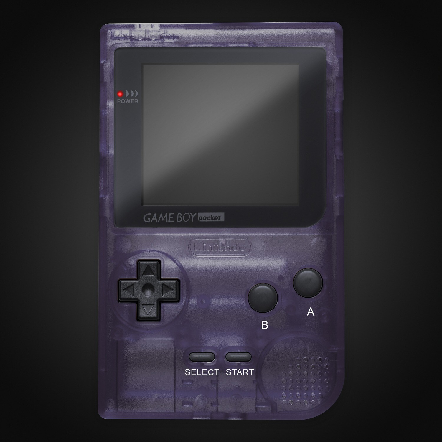 Game Boy Pocket Shell Kit (Clear Dark Purple)