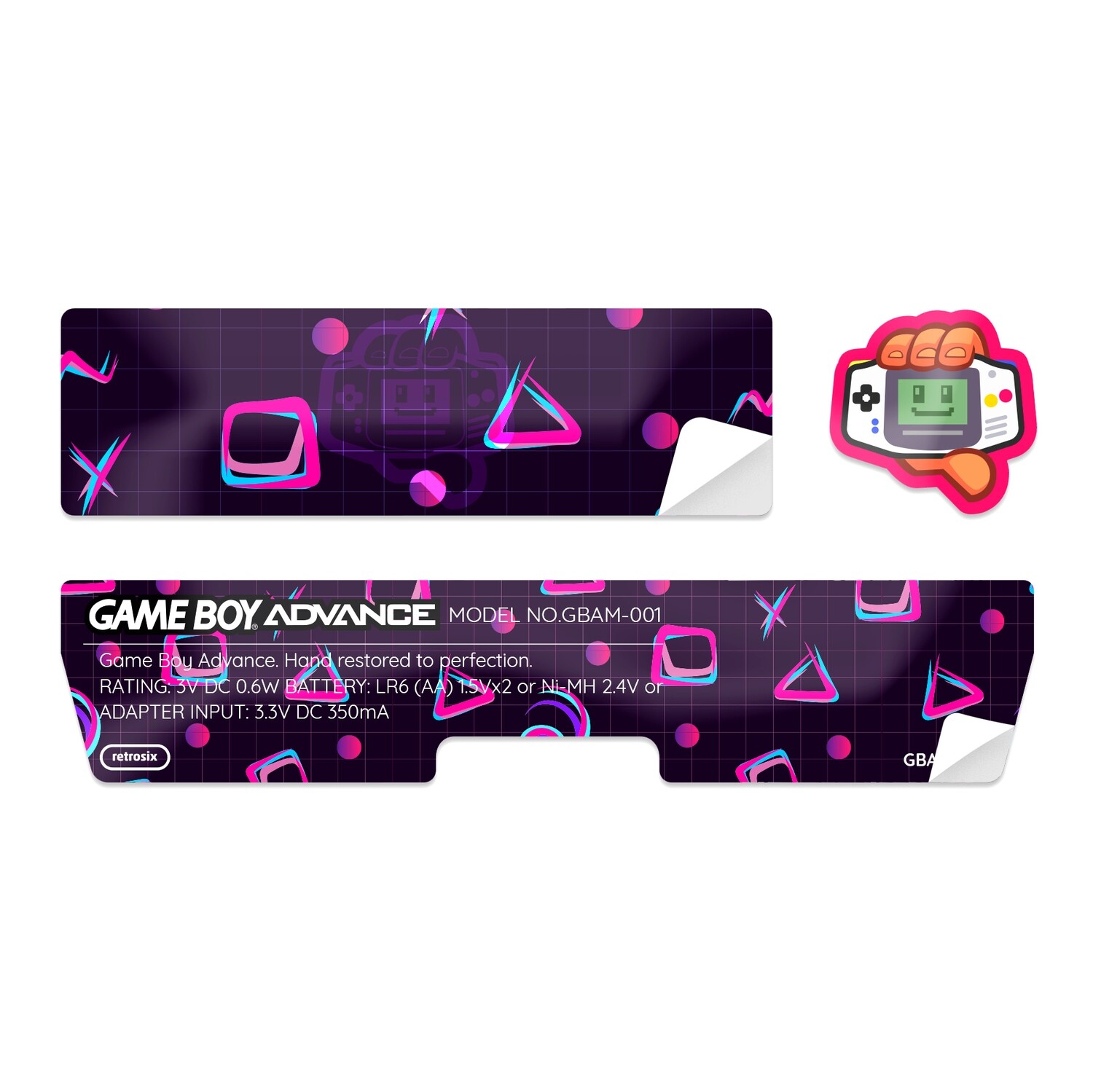 Game Boy Advance Sticker (80's Fresh)