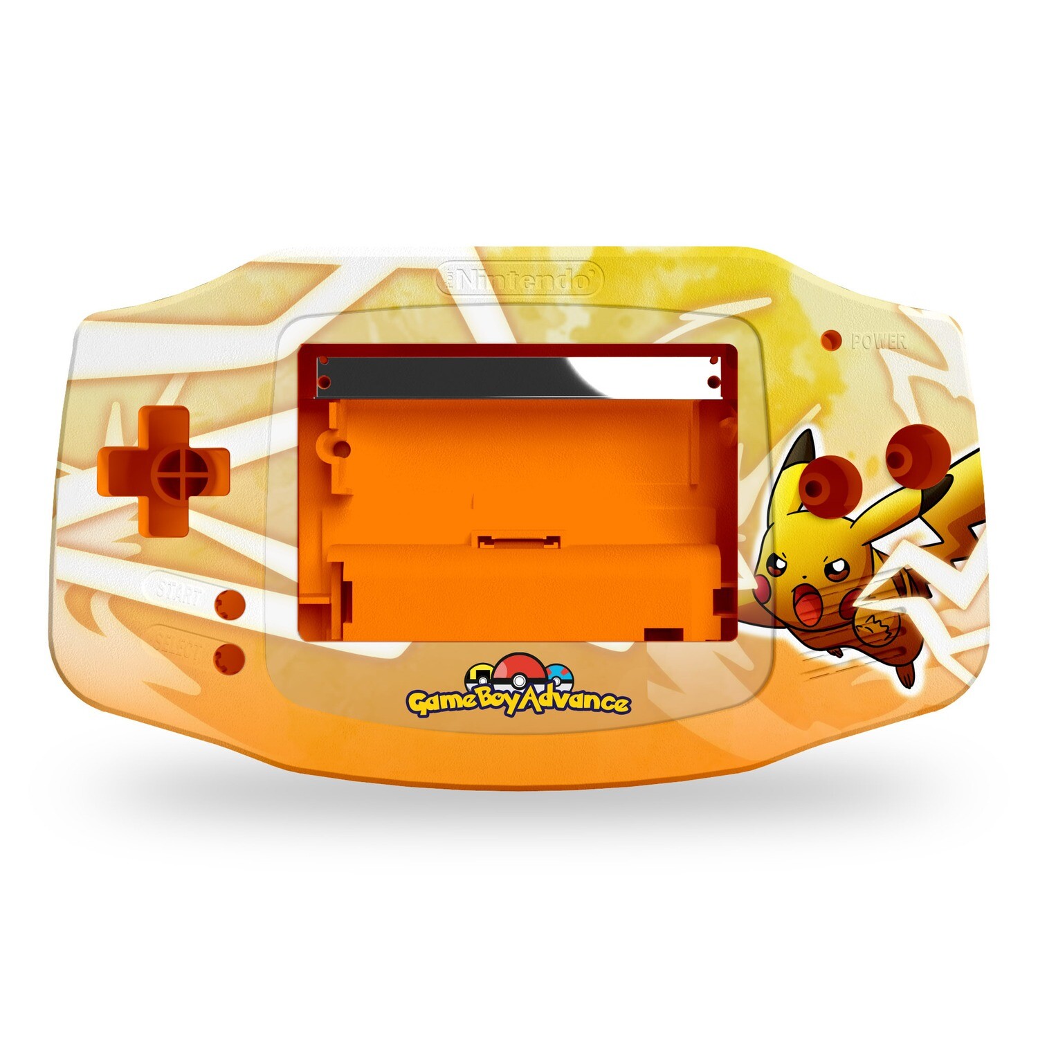 Game Boy Advance Printed Shell (Pikachu Pokemon)