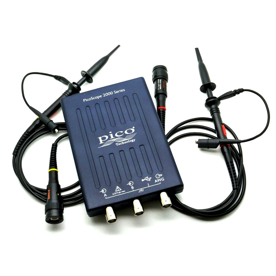 PicoScope 2204A Oscilloscope (10MHz) 2-Channel with Probes