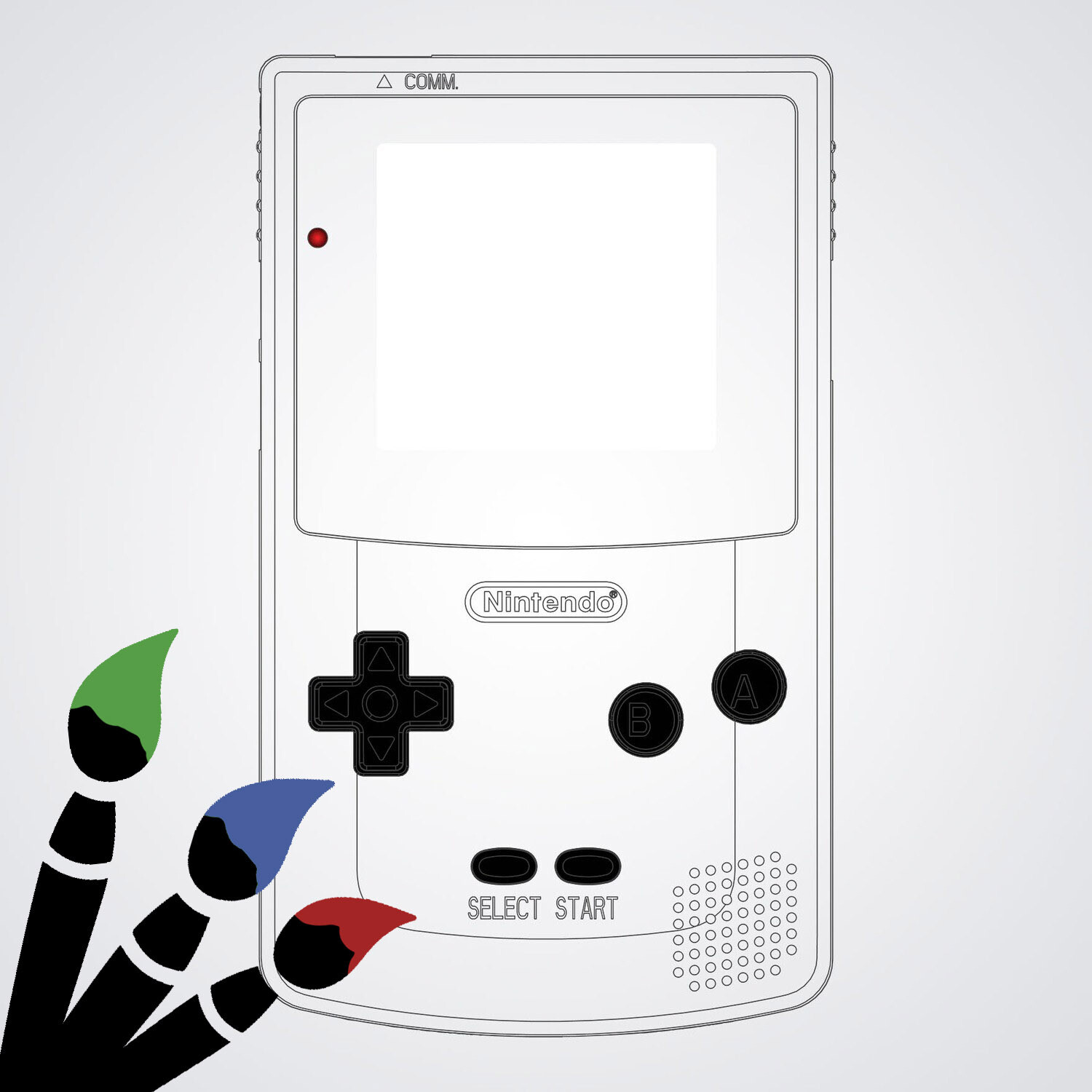 Game Boy Color Printed Shell Kit (Design Your Own)