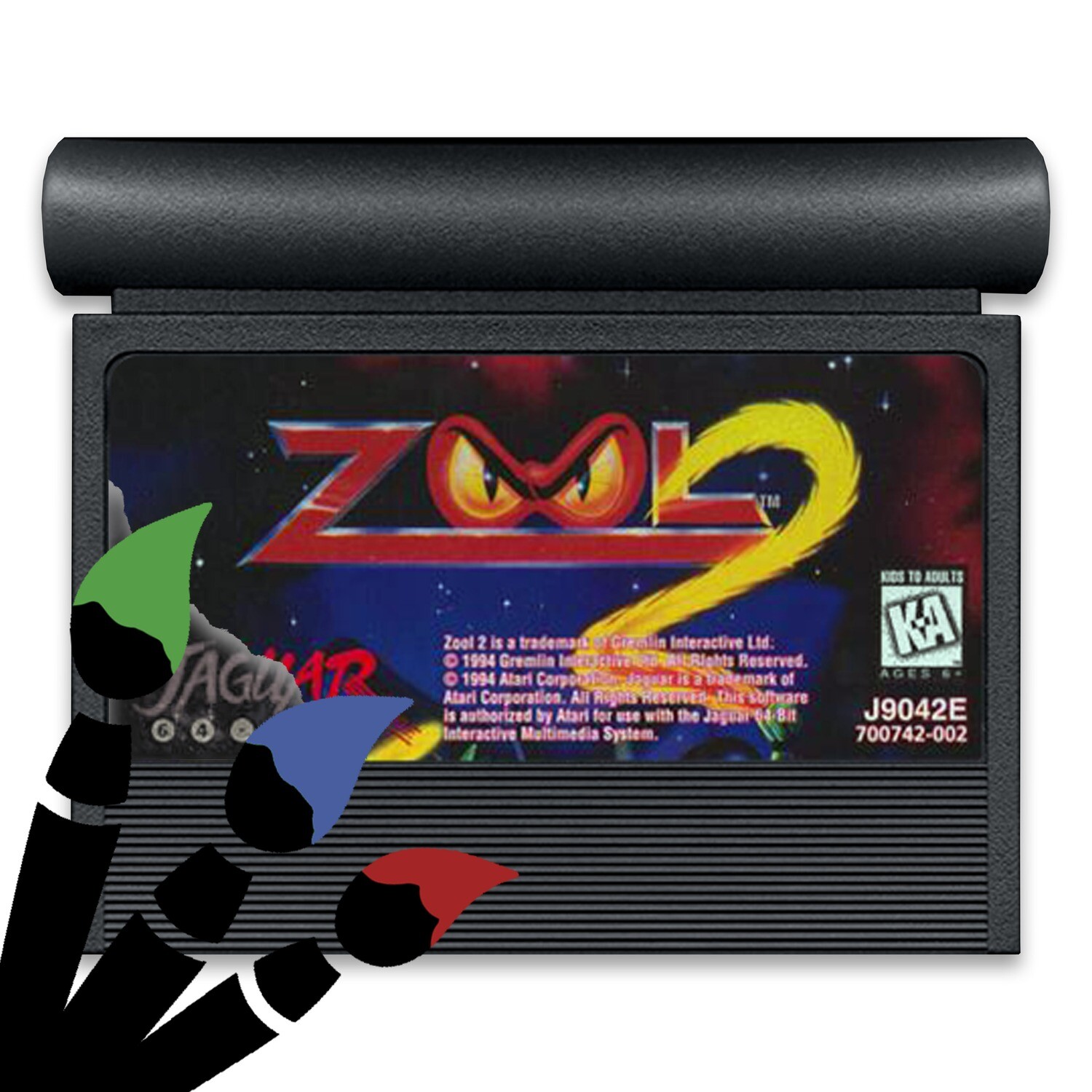 Atari Jaguar Cartridge Sticker (Design Your Own)