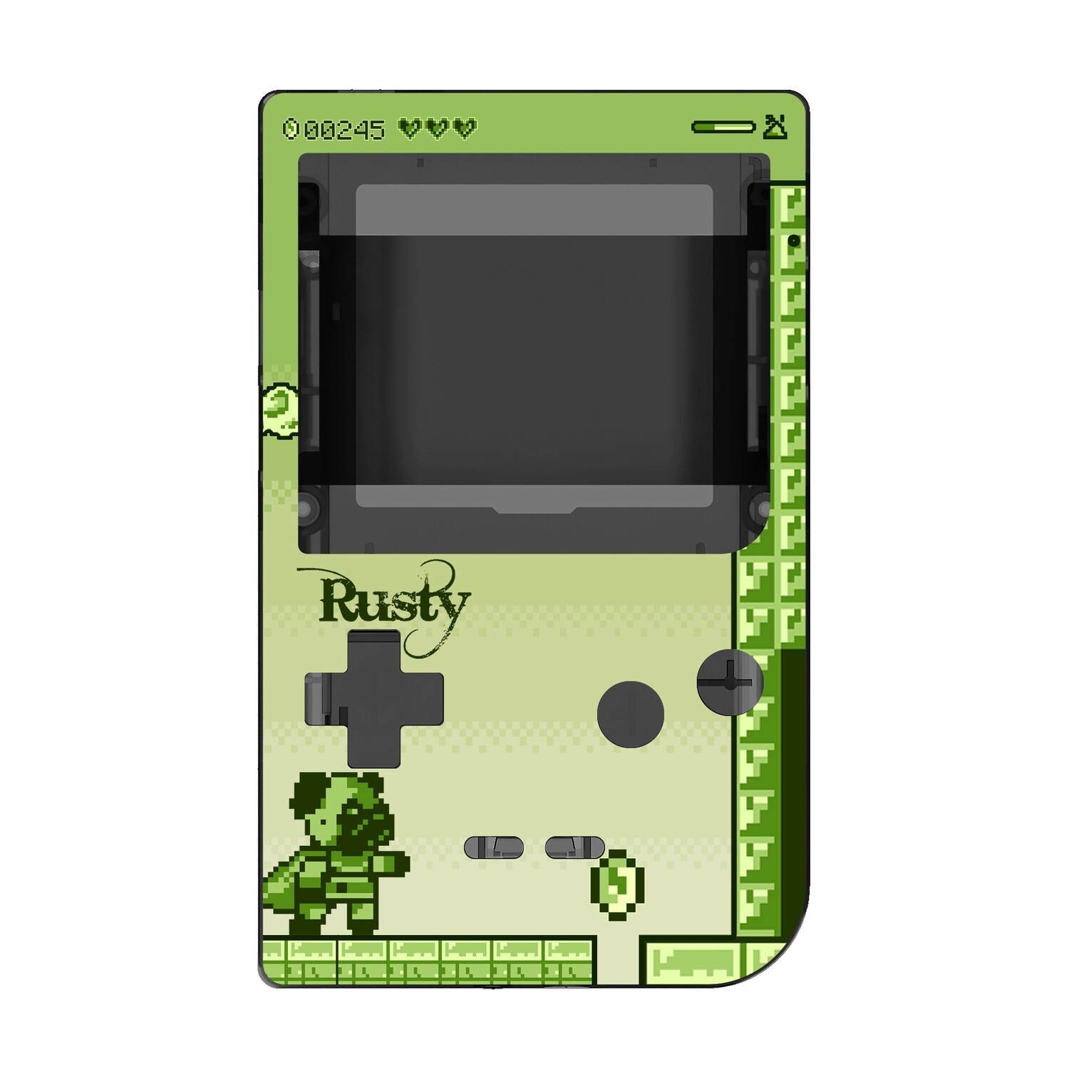 Game Boy Pocket Shell Kit (Clear Black)