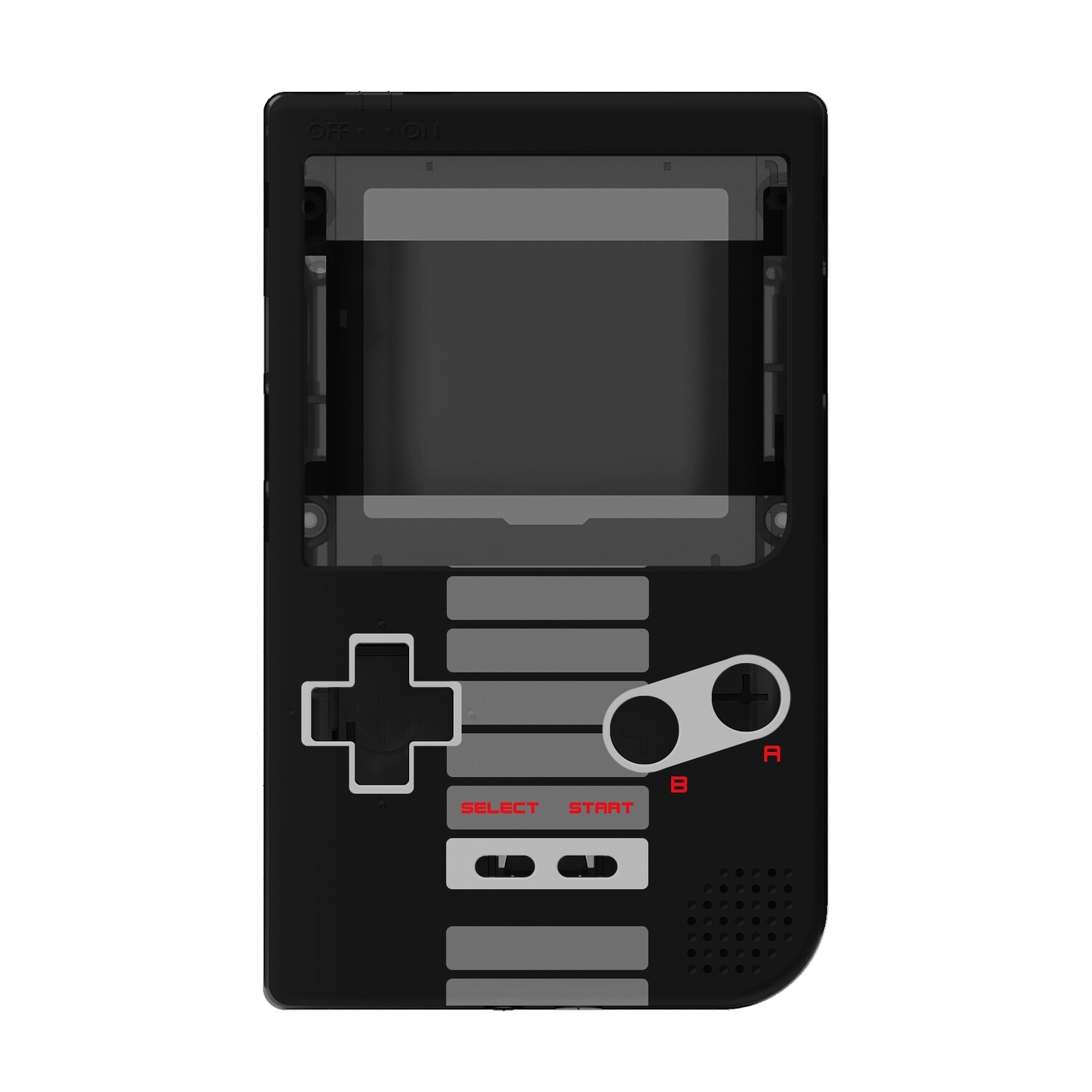 Game Boy Pocket Shell Kit (Clear Black)