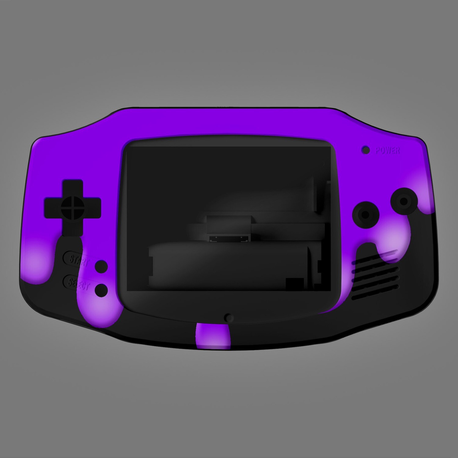 Game Boy Advance Shell (Clear Black)