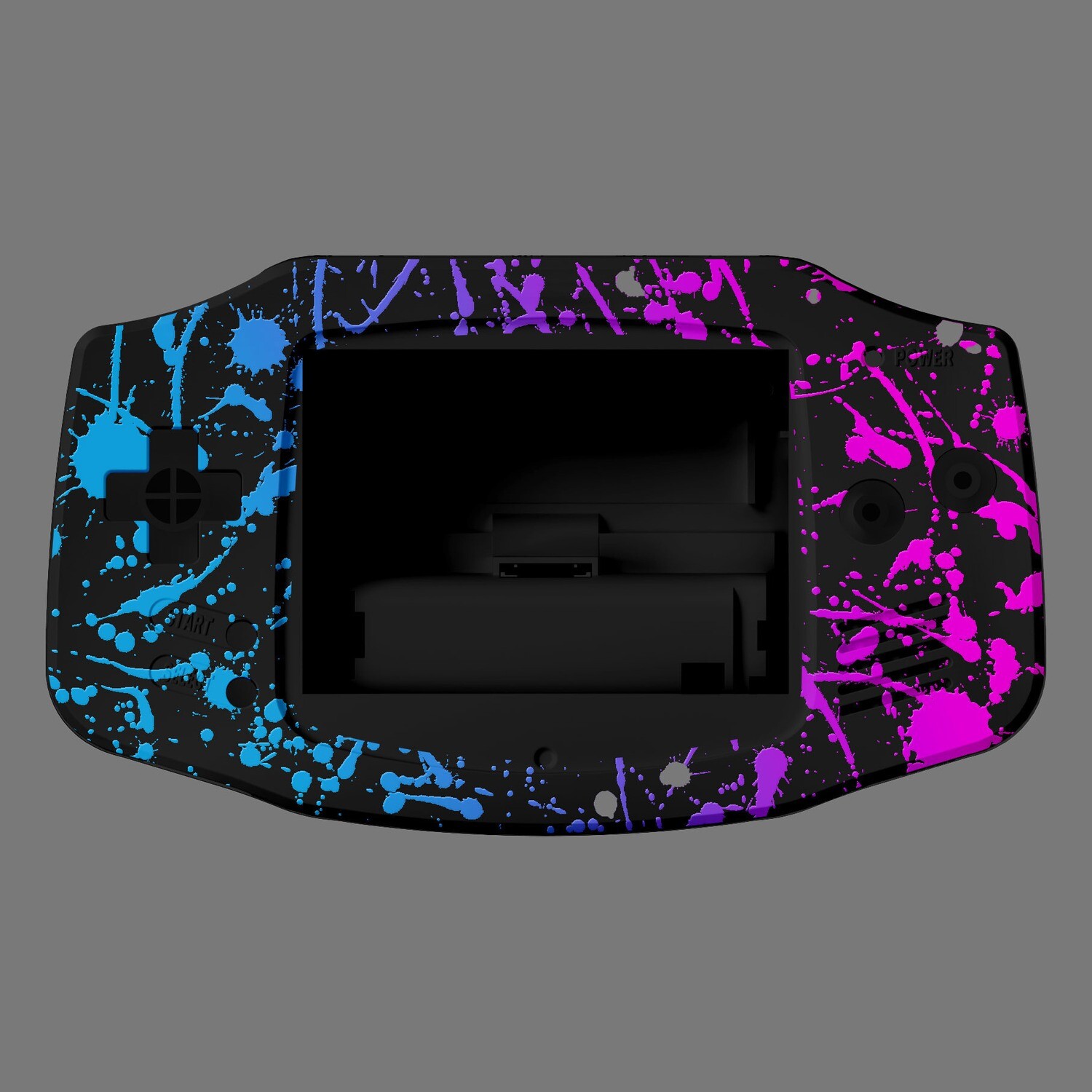 Game Boy Advance Shell (Clear Black)