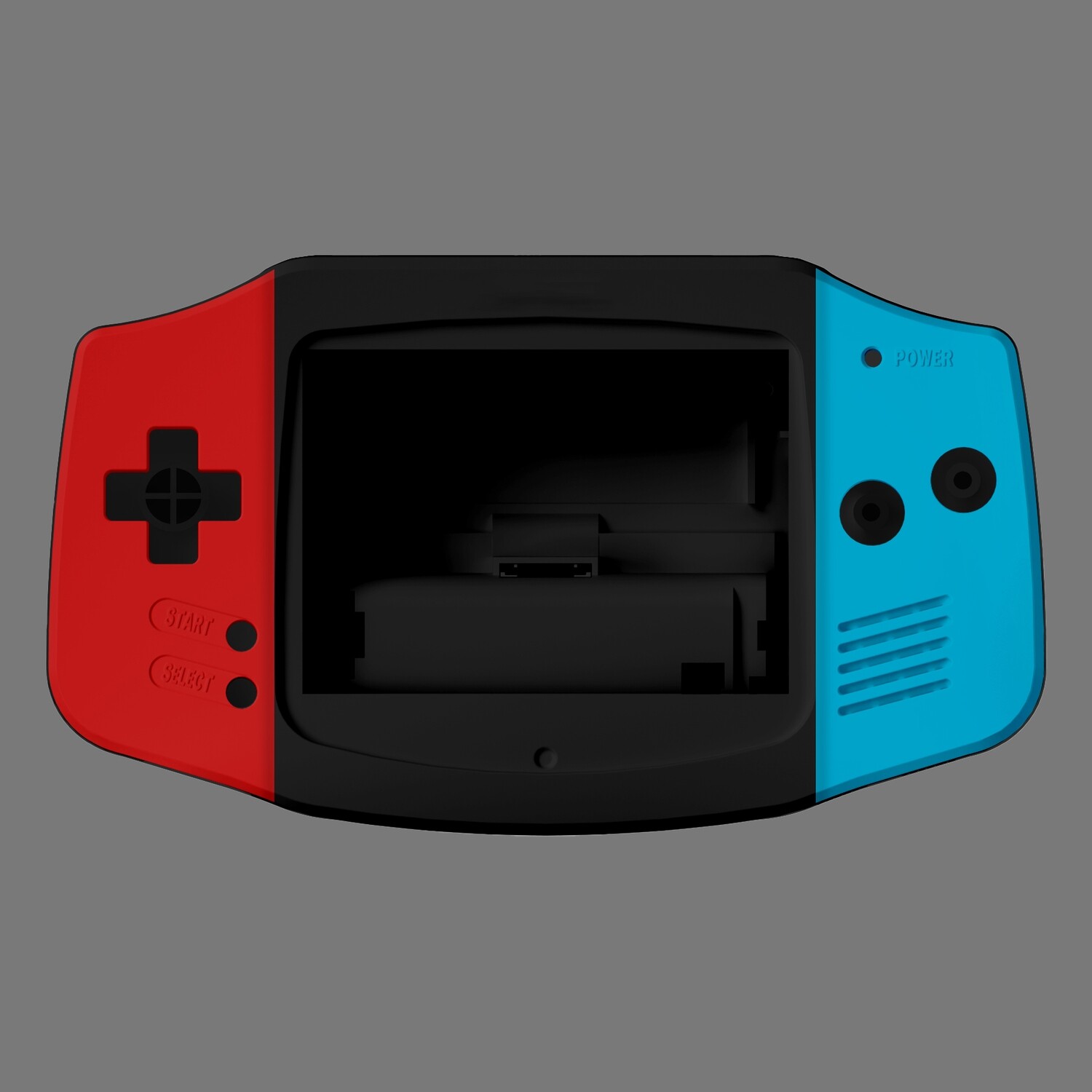 Game Boy Advance Shell (Clear Black)