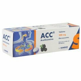 Acc 200mg oral 20 Tabletas Efervescentes