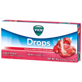 Vick Pastillas Sabor Cereza 40g con 20 Piezas