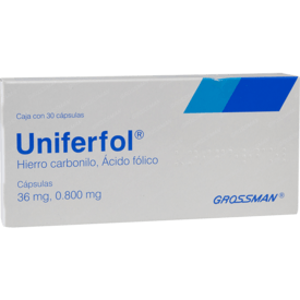 Uniferfol oral 30 Cápsulas