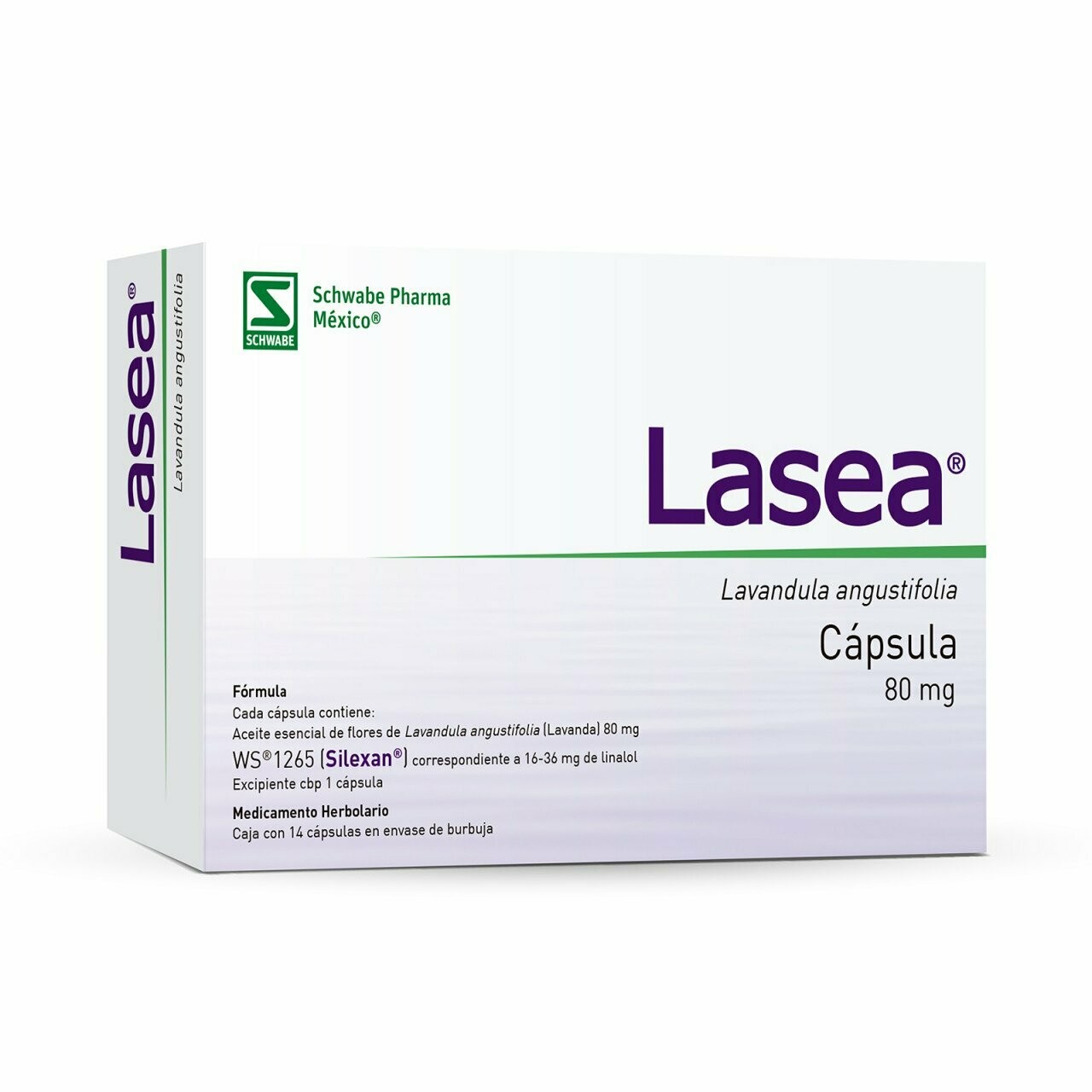 Lasea 80mg oral 14 Cápsulas