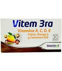 Vitem 3ra oral 30 capsulas