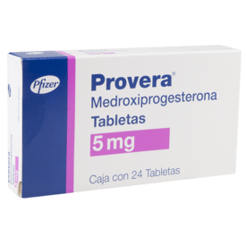 Provera 5mg oral 24 Tabletas