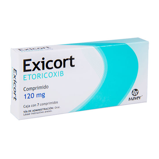 Exicort 120mg oral 7 comprimdos