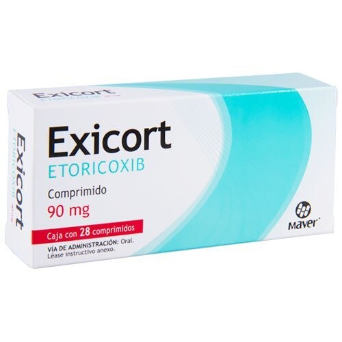 Exicort 90mg oral 7 comprimidos