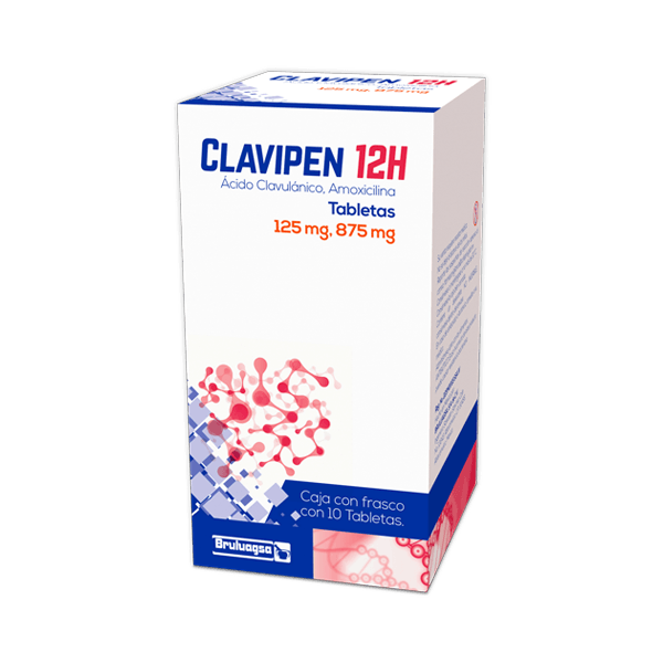 Clavipen 500/125mg oral 15 tabletas