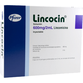 Lincocin 600mg Solución Inyectable con 6 Ampolletas