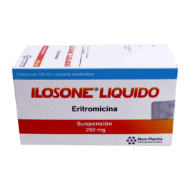 Ilosone Liquido 250mg Suspension oral 120mL
