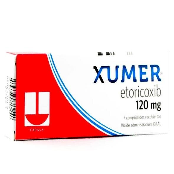 Xumer 120mg oral 7 tabletas