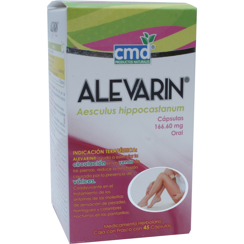 Alevarin oral 45 Cápsulas
