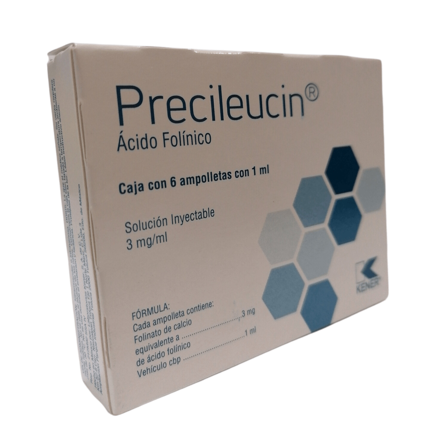 Precileucin 3mg Solución inyectable 6 ampolletas