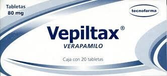 Vepiltax 80mg oral 20 tabletas