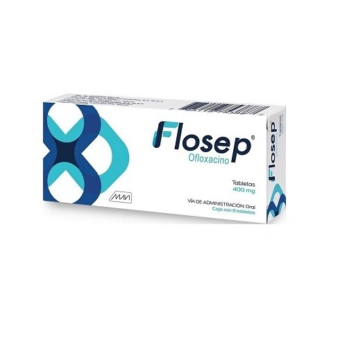 Flosep 400mg oral 8 tabletas