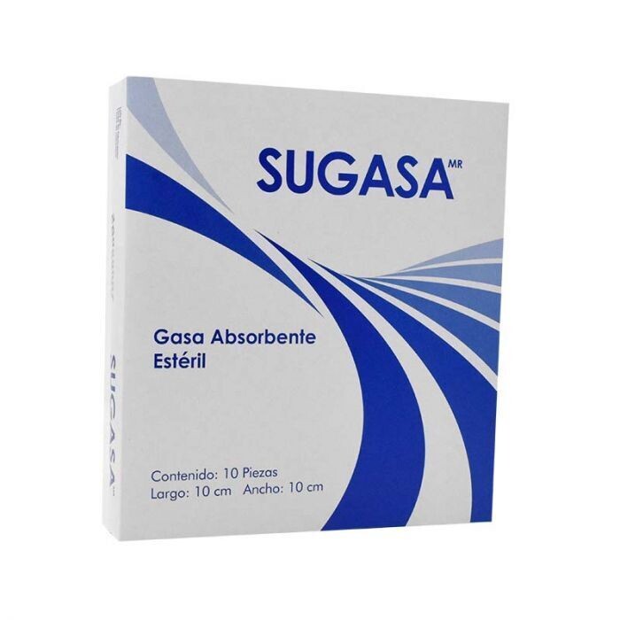 Gasa estéril 10x10cm 10 Sobres SUGASA