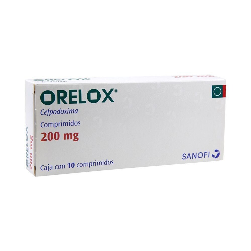 Orelox 200mg oral 10 comprimidos