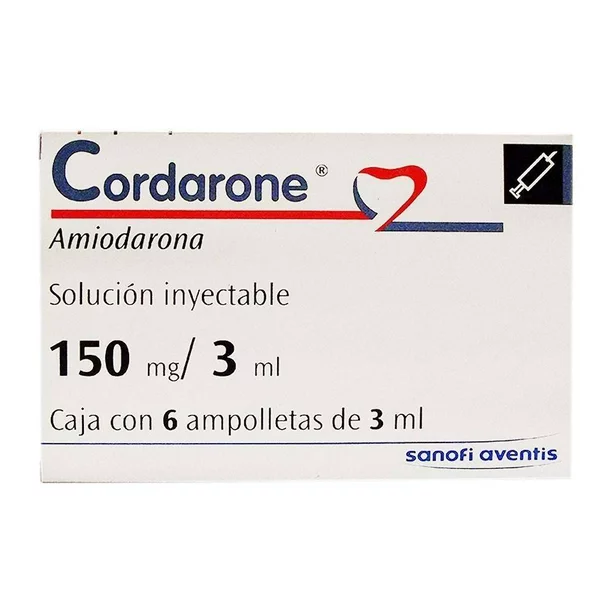 Cordarone 150mg Solución Inyectable 6 ampolletas