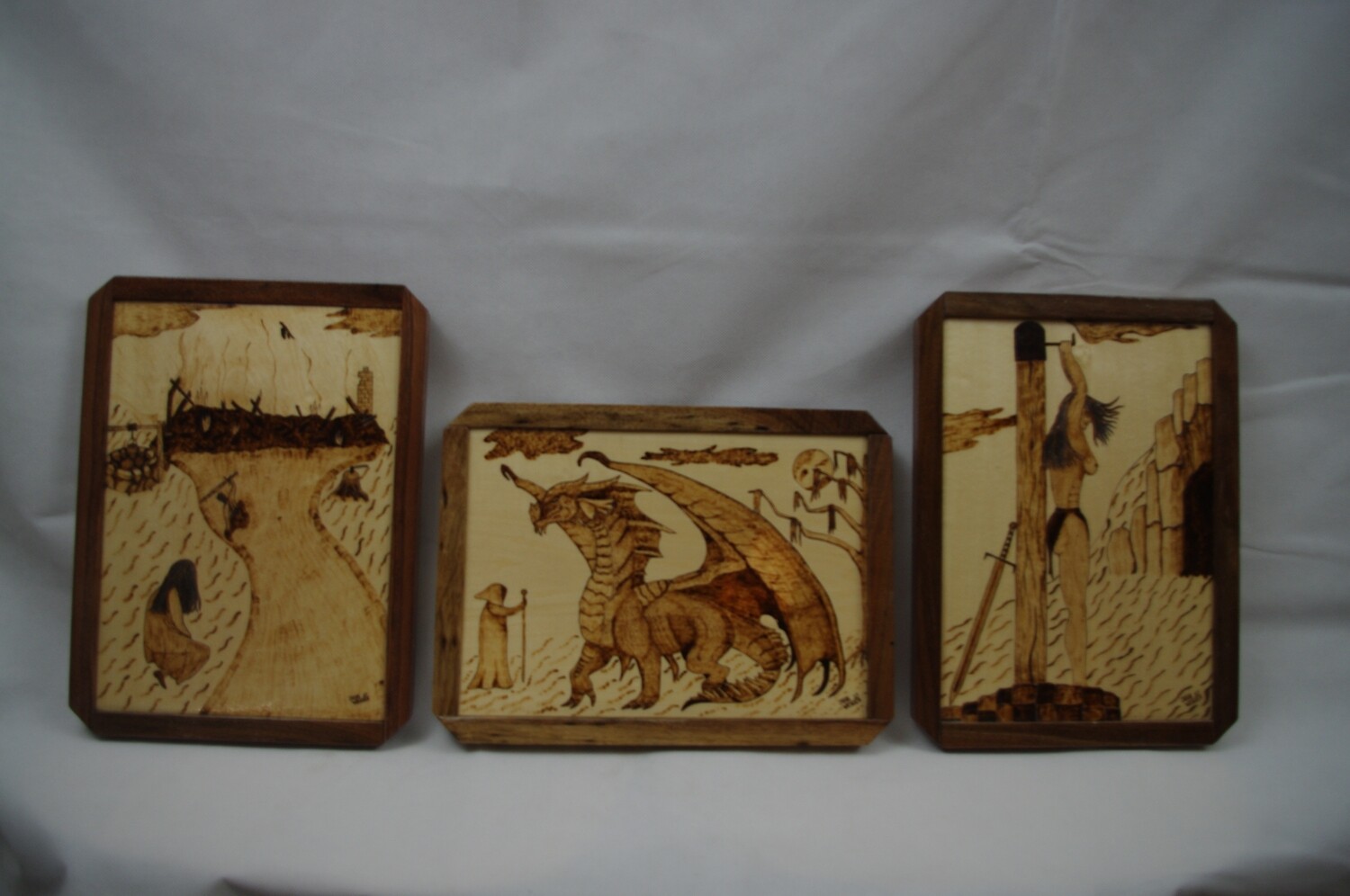 Hand-Crafted Pyrography & Wood Burned Art For Sale