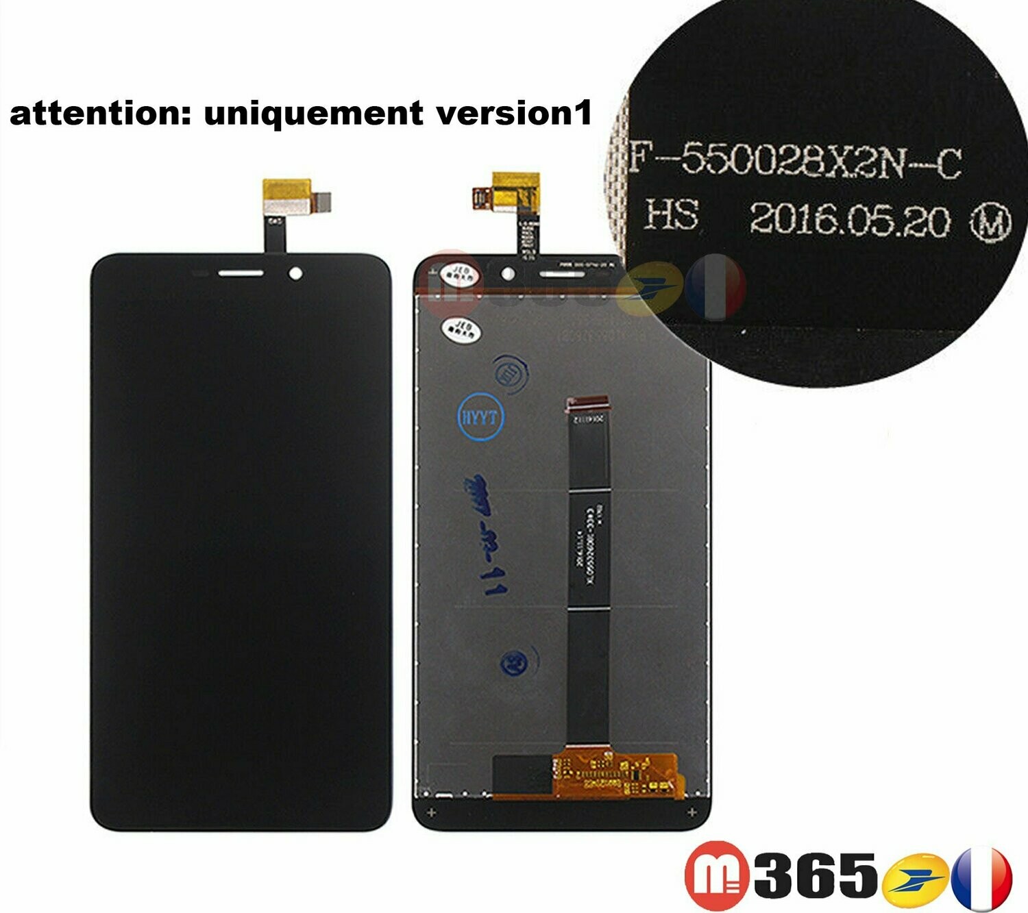 UMI super version1 Ecran vitre tactile + lcd pour