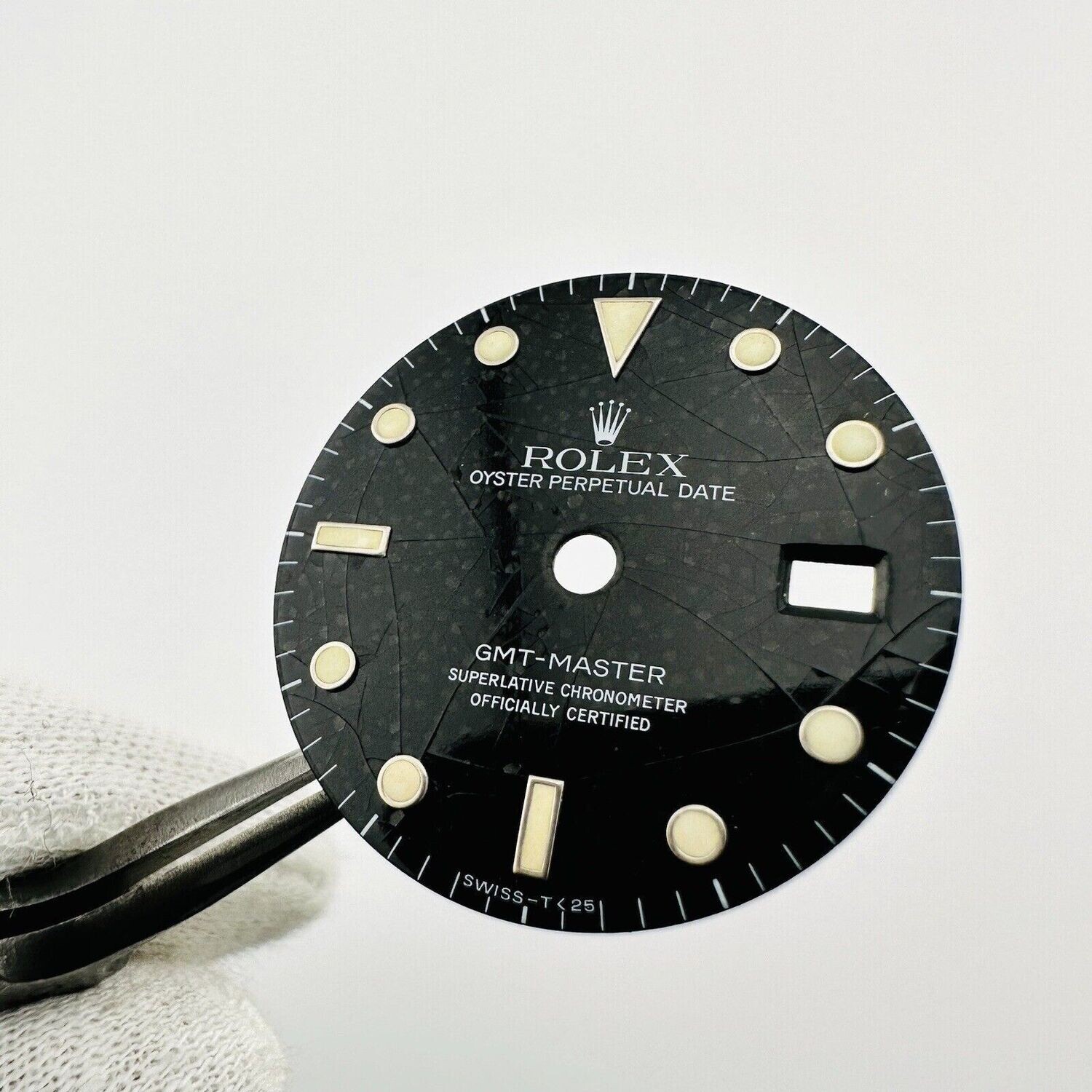 GORGEOUS Rolex Tritium Patina Spider Dial GMT Master 16750 Cal 3075 ...