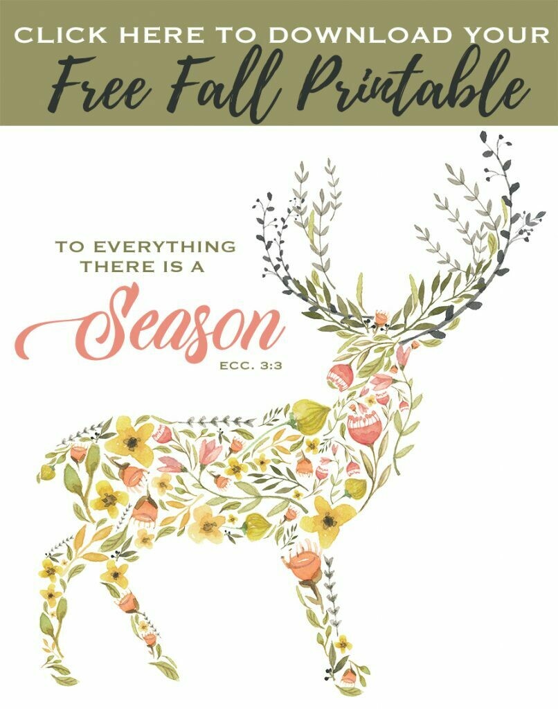 To Everything there is a Season {Fall Printable} - Pretty Printables ...