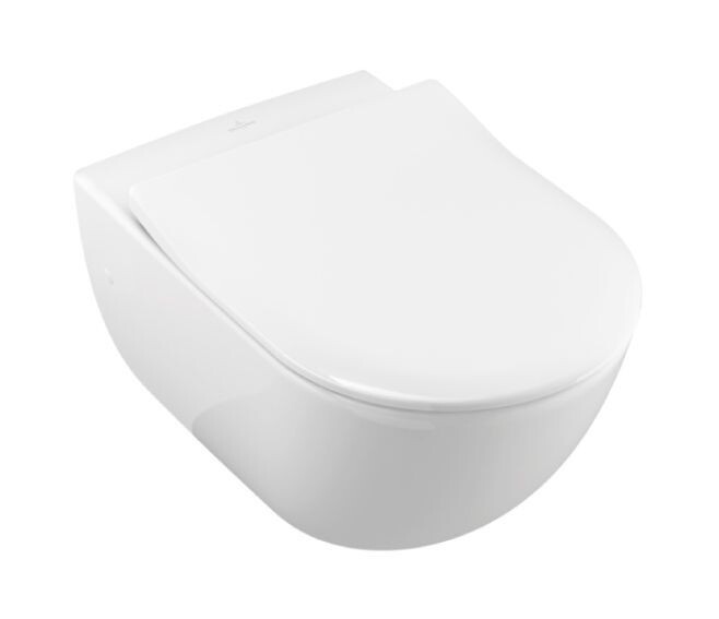 VILLEROY & BOCH - SUBWAY VASO WC SOSPESO A CACCIATA OVALE BIANCO ALPIN ...