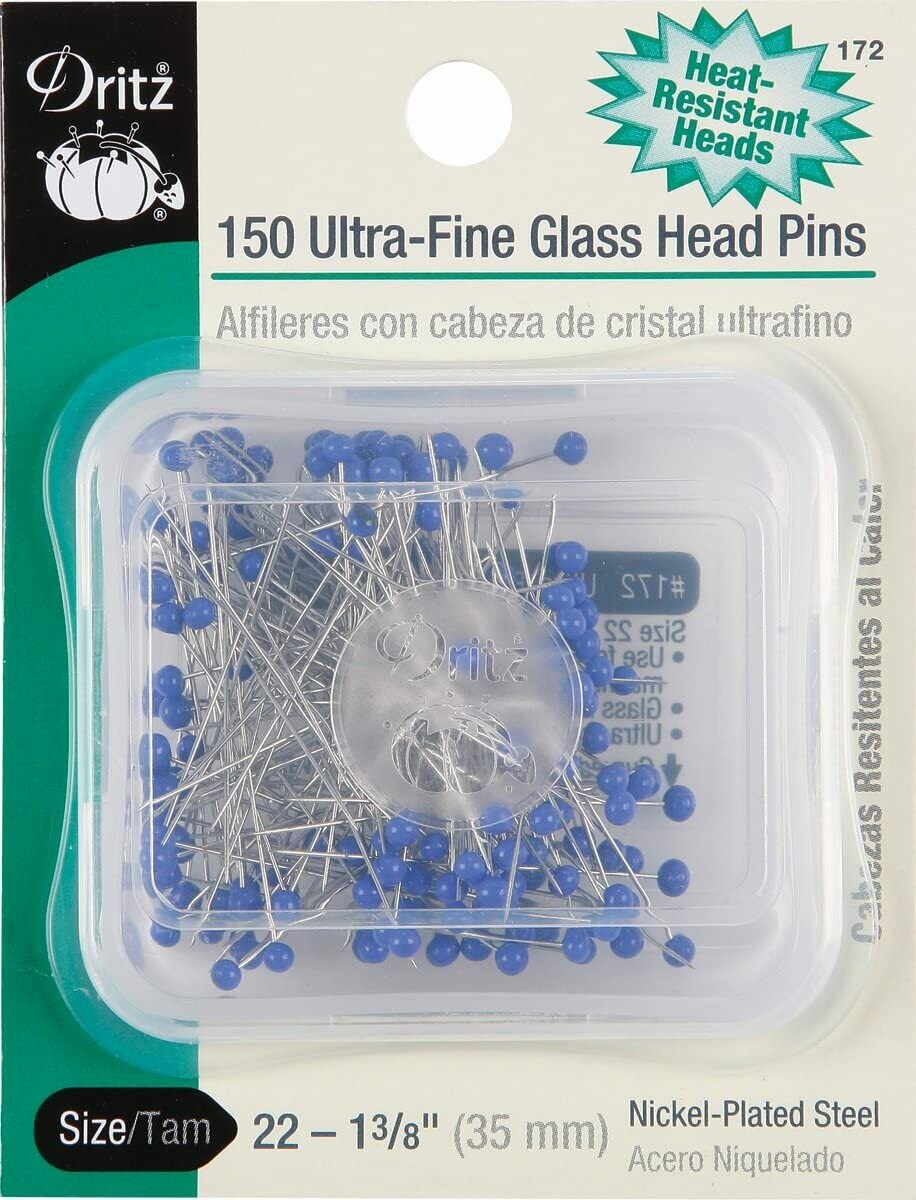 ULTRA - FINE GLASS HEAD PINS 1 3/8" (150 PC ) | Dritz