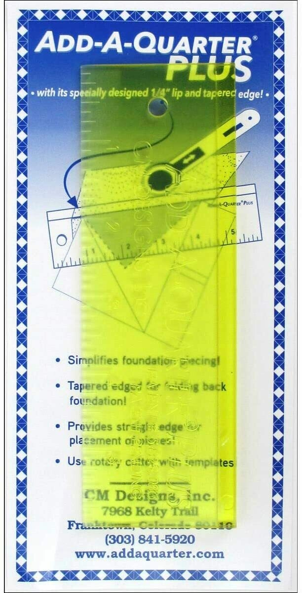 RULER PLUS (6") | Add-A-Quarter