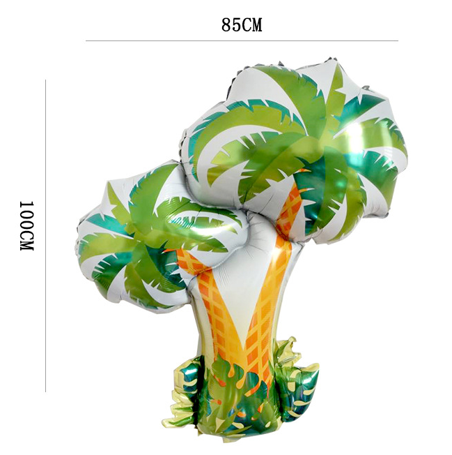 Hawaii Party Theme Coconut Tree Foil Balloon